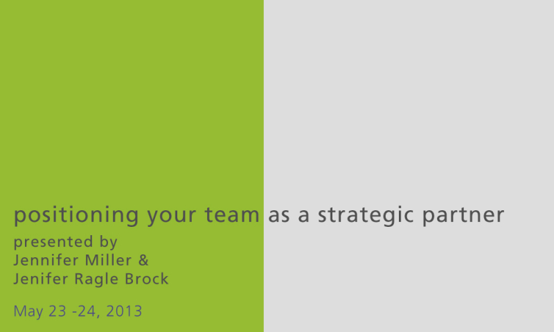 Positioning Your Team as a Strategic Partner | AIGA Dallas